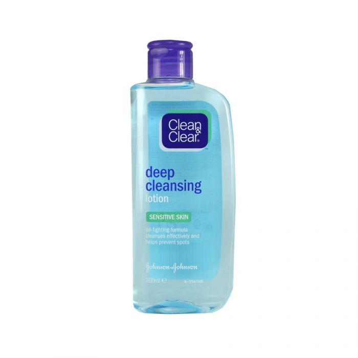 Clean & Clear Cleansing Lotion Sensitive 200Ml Pack size: 6 x 200m ...