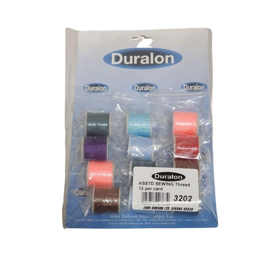 Duralon Assorted Sewing Thread Pack size: 12 x 1 Product code: 398890 ...