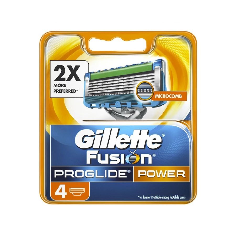 Gillette Fusion Proglide Power Blades 4'S Pack Size: 10 x 4s Product c ...