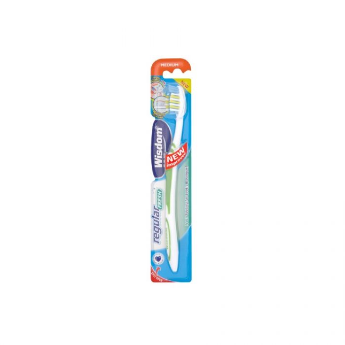 Wisdom Regular Fresh Medium Toothbrush EAN 5028763004252 Pack size: 12 ...